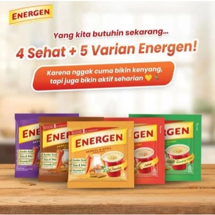 Energen Cereal & Synergy Milk Pack 1 Pack contains 10 Sachets | Shopee ...