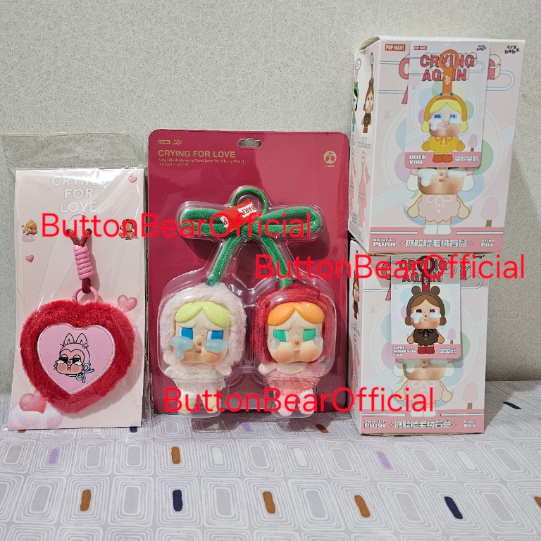 Ready POPMART CRYBABY CHERRY SUNSET CONCERT CRYING AGAIN Duck Purplish ...