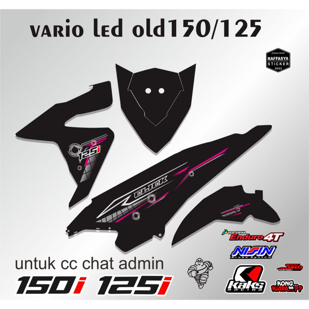 Striping variations of vario led old simple only, uv transparent, newd ...