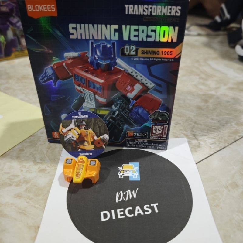 Blokees Transformers Shining Version SV02 Sunstorm Seeker | Shopee ...