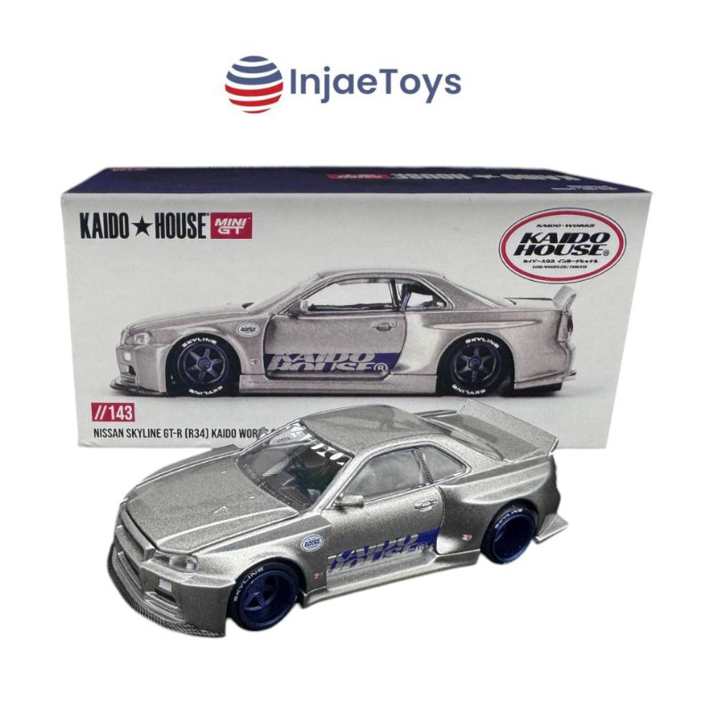 Khmg143 - Mini GT x Kaido House Nissan Skyline GT-R R34 Shinjuku V1 ...