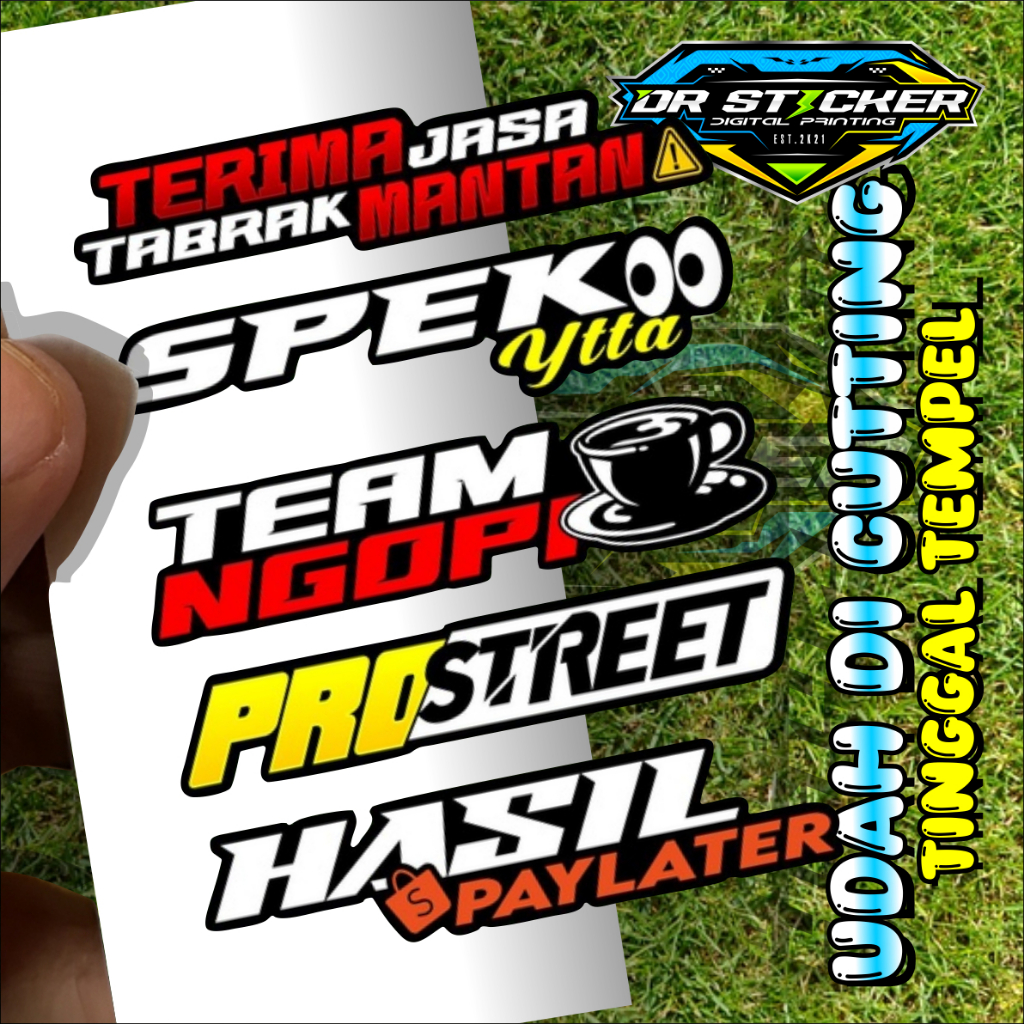 P6 Sticker Speck Sticker Ration Sticker Team Ngopi Sticker Already Cut ...