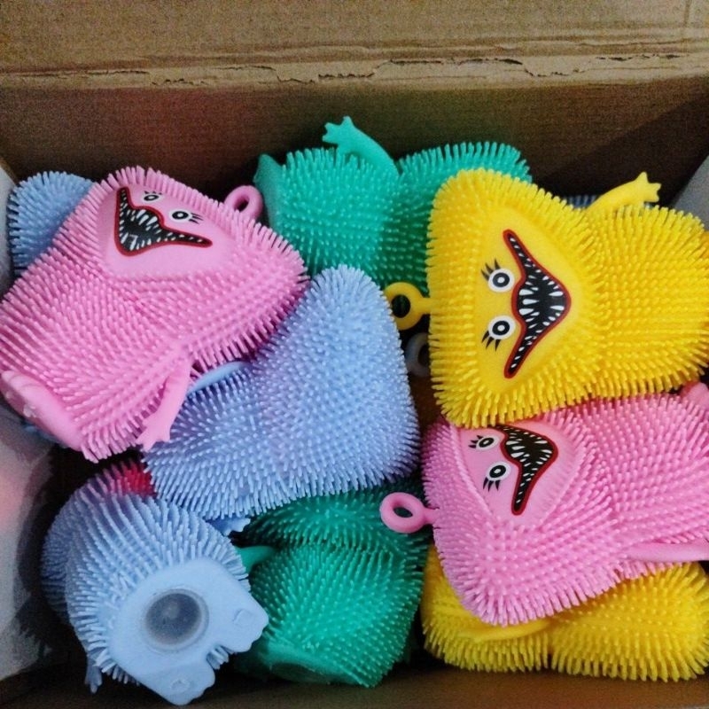 Children's jellyfish toy LABUBU KUROMI LED YOYO RUBBER LIGHTS large ...