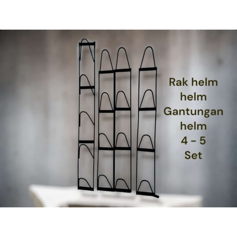 GANTUNGAN Helmet hanging rack helmet hanger helmet rack wall rack ...