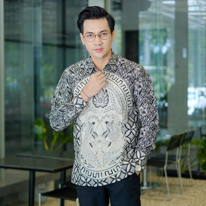 KEMEJA MEN'S BATIK MEN'S BATIK SHIRT MODERN BATIK BATIK TOP BATIK ...