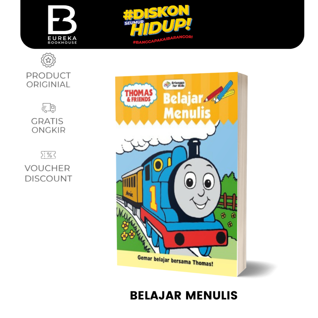 ERLANGGA FOR KIDS - THOMAS & FRIENDS LEARN TO WRITE - HF | Shopee ...