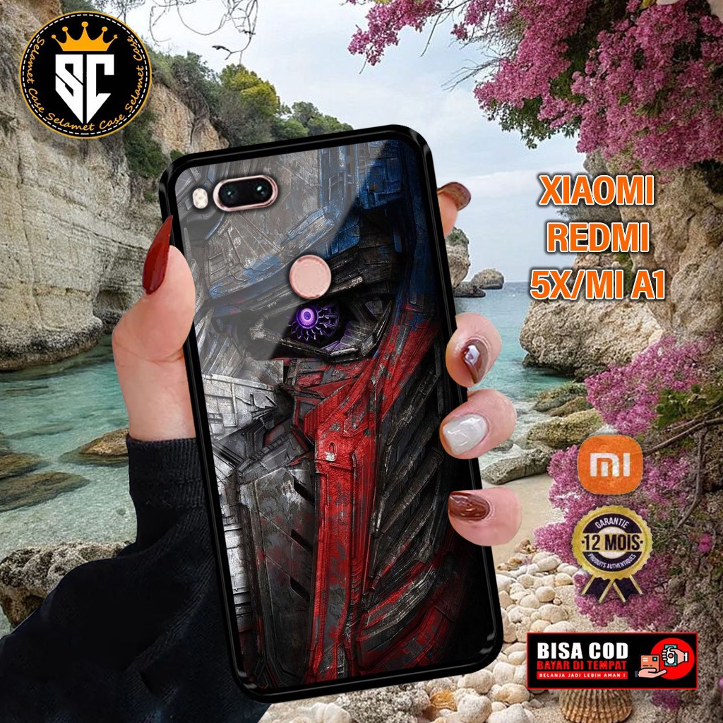 Case XIAOMI REDMI 5X/MI A1 (TransMERS Motif) SLATE Case Latest softcase ...