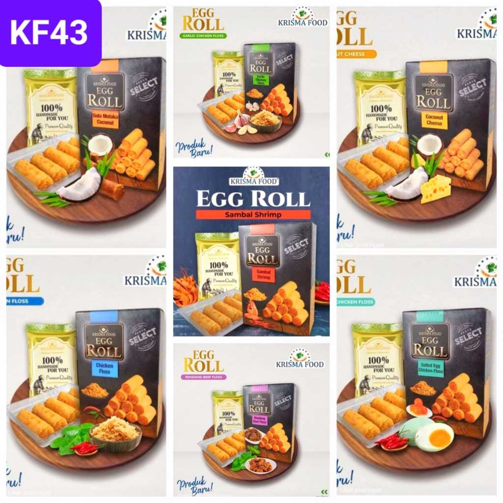 Krisma Food Egg Roll Box 80gr | Shopee Philippines