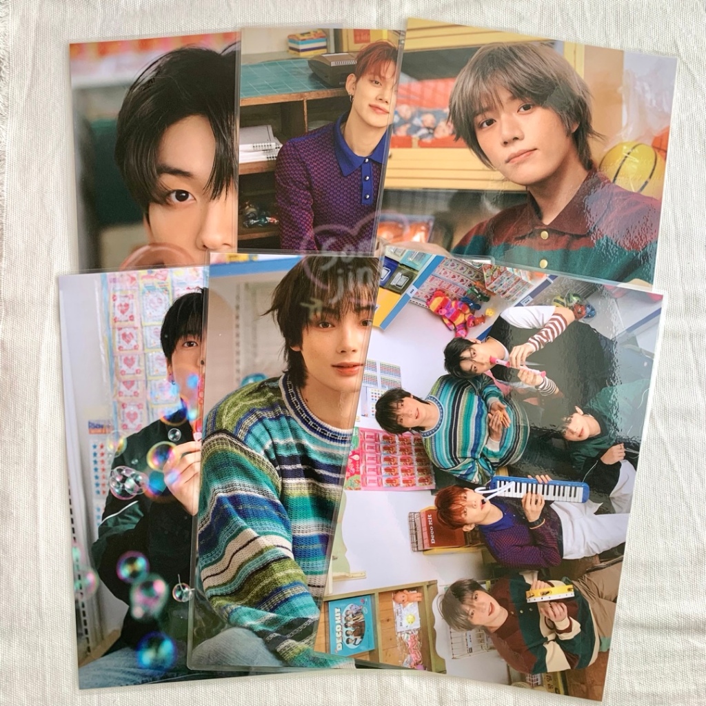 Txt Deco kit 2025 writing pad set mini poster laminated soobin yeonjun beomgyu taaehyun ...