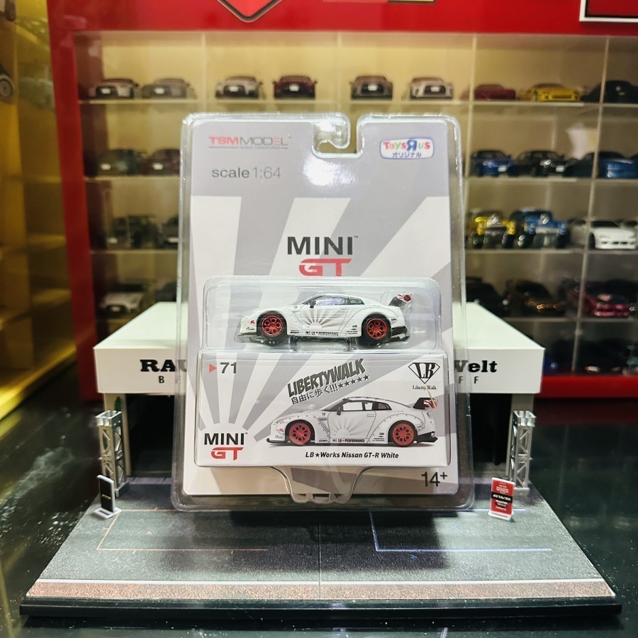 Mini GT 71 LB Works Nissan GTR R35 White ToysRus Japan Exclusive ...