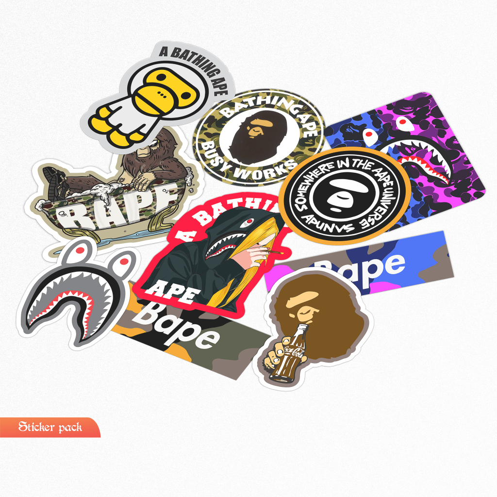 Bathing APE brand Distro sticker / bape sticker | Shopee Philippines