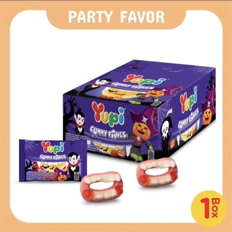 YUPI GUMMy FANG 1 BOX CONTAINS 24 PCS/TEETH GUMS | Shopee Philippines