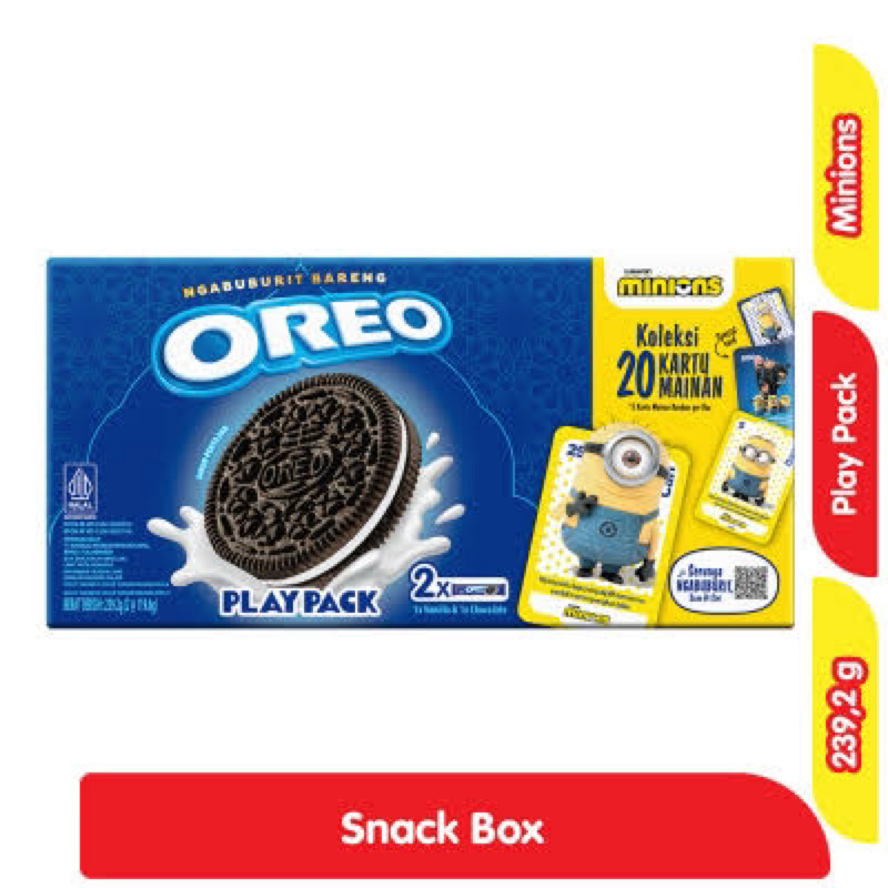 [LIMITED EDITION] OREO PLAYPACK MINION EDITION [1 BOX CONTAINS 2 PACKS ...
