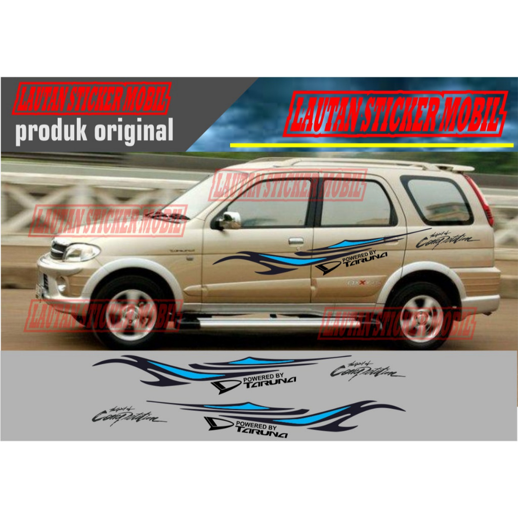Daihatsu taruna right and left side body trim stickers cutting stickers ...