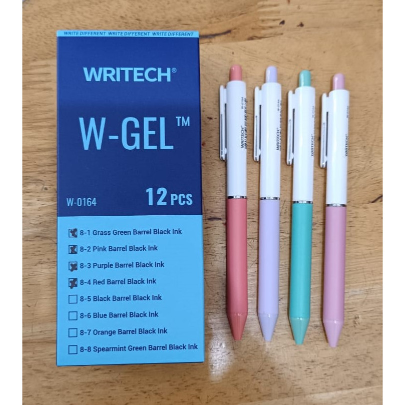 WRITECH Premium Retractable Gel Pen (1pc) | Shopee Philippines