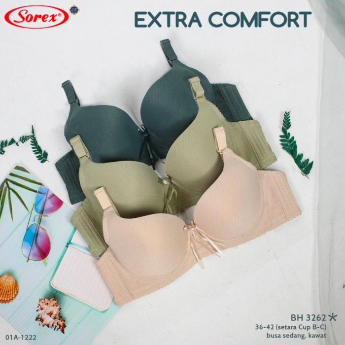 Sorex Wire Bra - sorex 3262 - sorex 3 hook bra - sorex bra | Shopee ...