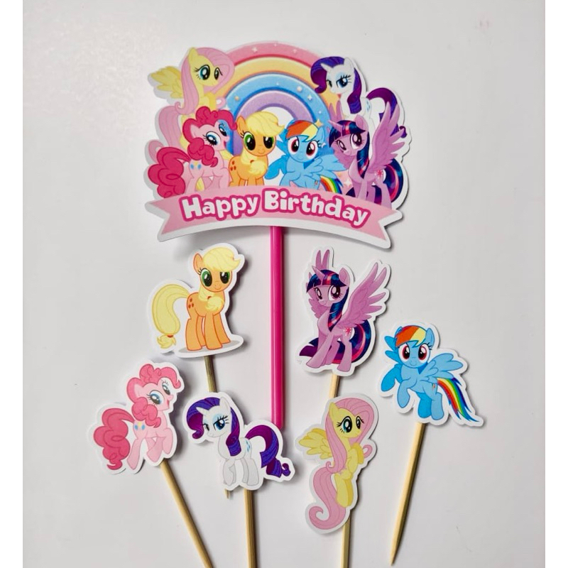 Little PONY TOPPER (LA-001) / LITTLE PONY CAKE TOPPER / LITTLE PONY ...