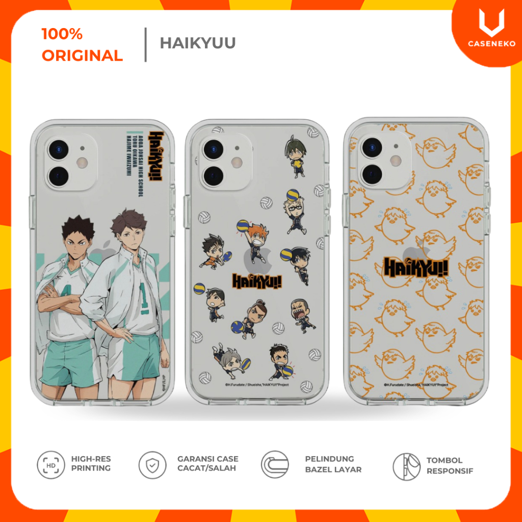 Case Haikyu Hinata Shoyo Kageyama Tobio Toru Oikawa Anime Phone Casing ...