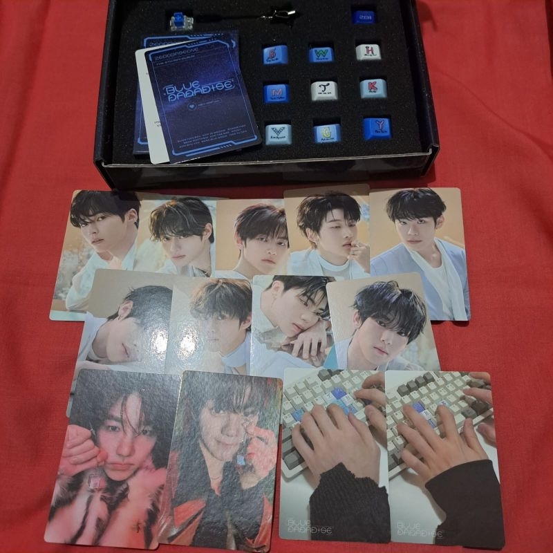 ALBUM ZB1 BLUE PARADISE KEYCAP VER JIWOONG ZHANG HAO HANBIN MATTHEW ...