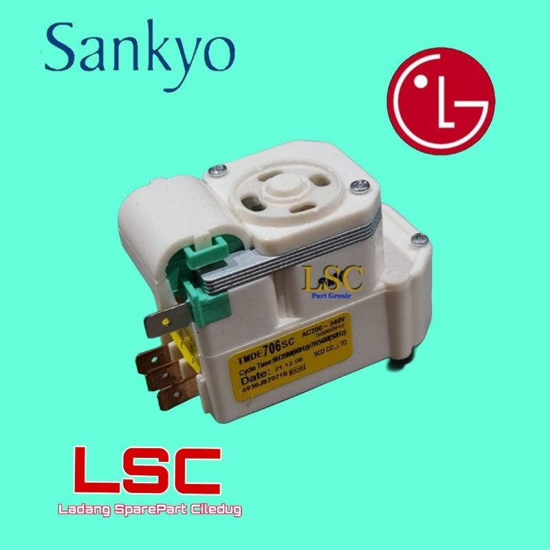 Tmde 706 SC Refrigerator Timer LG 2 Door Refrigerator Timer Sankyo ...