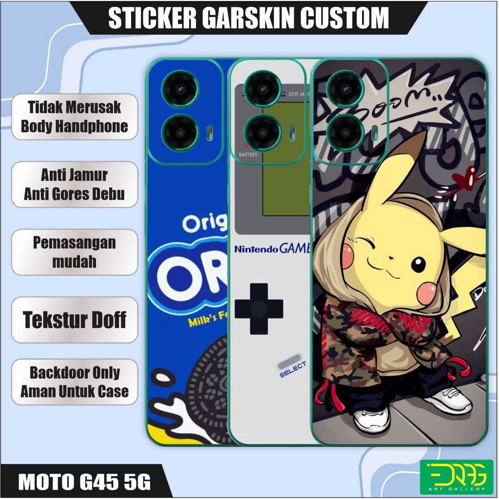 Garskin Sticker for MOTOROLA MOTO G45 5G Back Skin Anti-fungal | Shopee ...