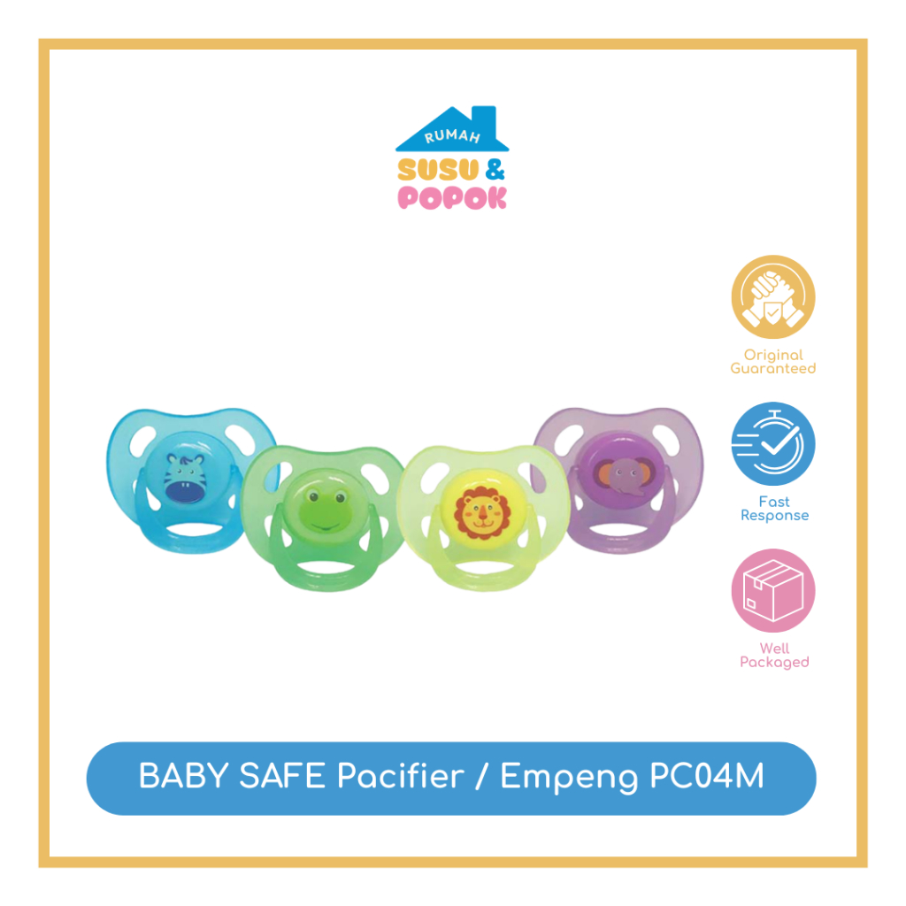 Baby Safe Pacifier PC04M 6m+ | Baby Pacifier | Shopee Philippines