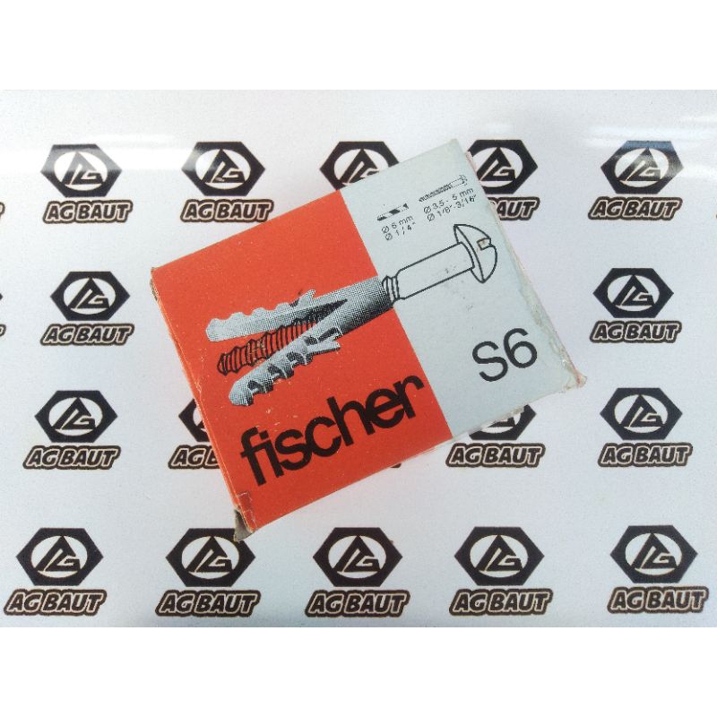 Fisher GMP/Polystar S6 Contents 100 Pcs / S6 Wall Hole Screw Fasteners ...