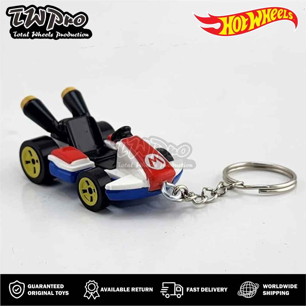 GANTUNGAN Hot WHEELS SUPER MARIO KEYCHAIN - STANDARD KART - MARIO KART ...