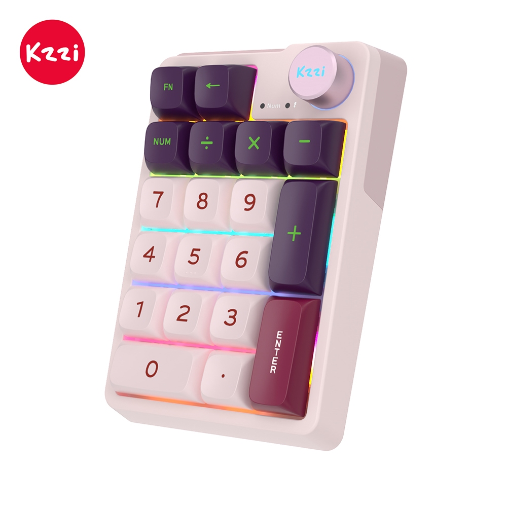 KZZI Kezhi K20 Nezuko Purple 20 Key Gasket Structure With Toggle Knob ...