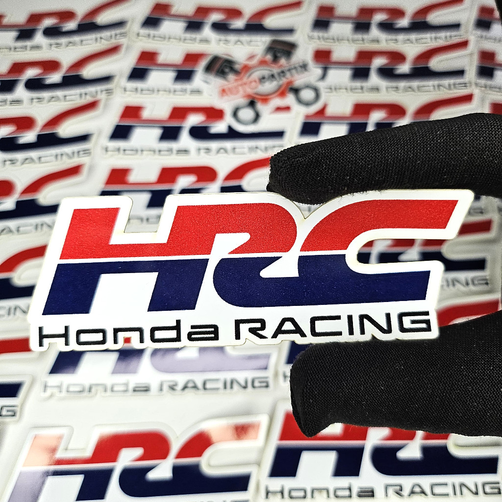 HRC STICKER HRC STICKER Glossy HRC Car Motorcycle STICKER NEW LOGO ...