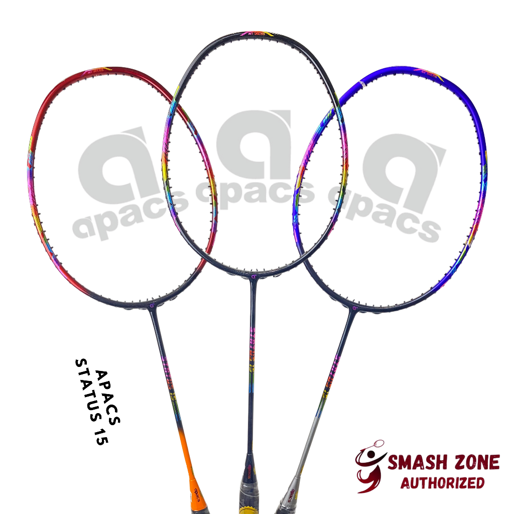 Original APACS Badminton Racket Status 15 | Strength 10 | Lethal Light ...