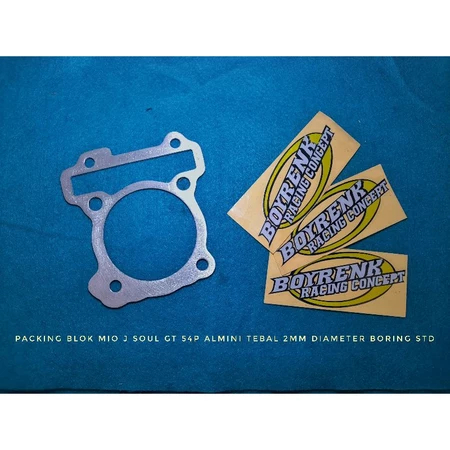 PACKING BLOCK GANJEL MIO J SOUL GT 54P ALMINI THICK 1-10MM BOYRANK ...