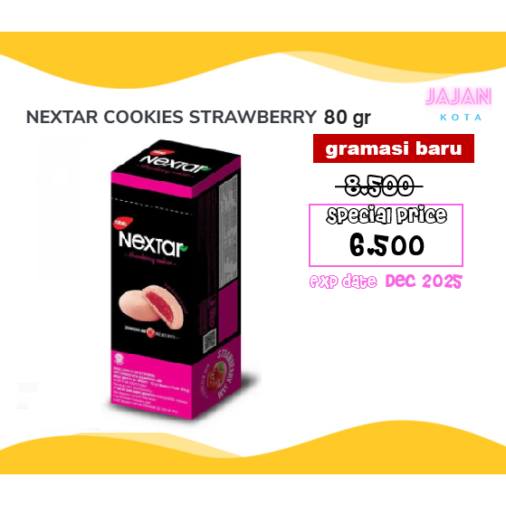 Nextar Strawberry Box 80 grams (8 x 10 grams) | Shopee Philippines