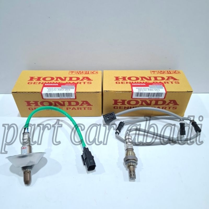Oxygen Sensor O2 Oxygen Front Upper & Rear Lower Set 2pc Original Honda ...