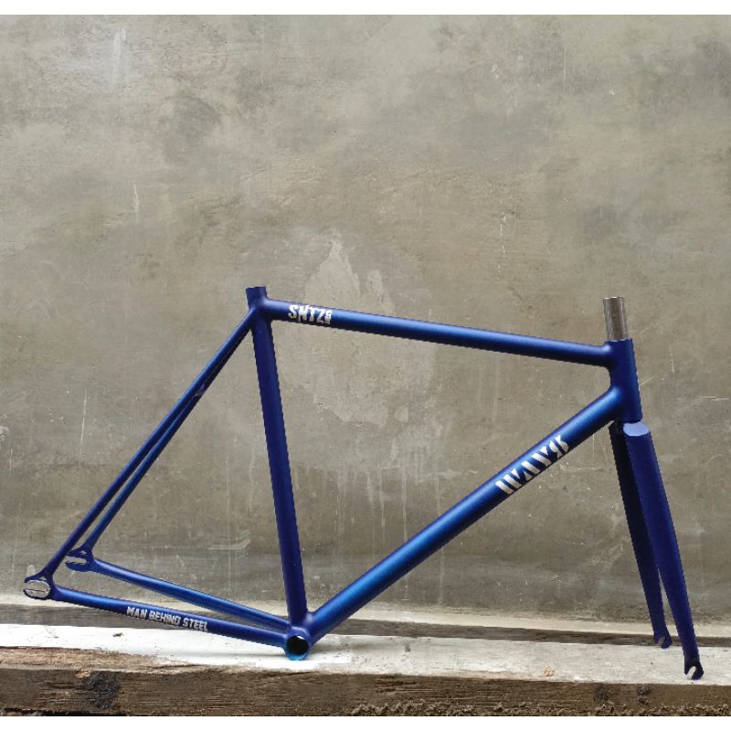 LOKAL WAYS, frameset, frame + fork for semi-modern fixie bike size 50. ...