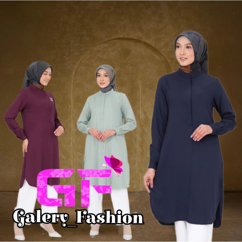 Women's Plain rayon Twill Tunic with Buttons for Nursing, Latest ...