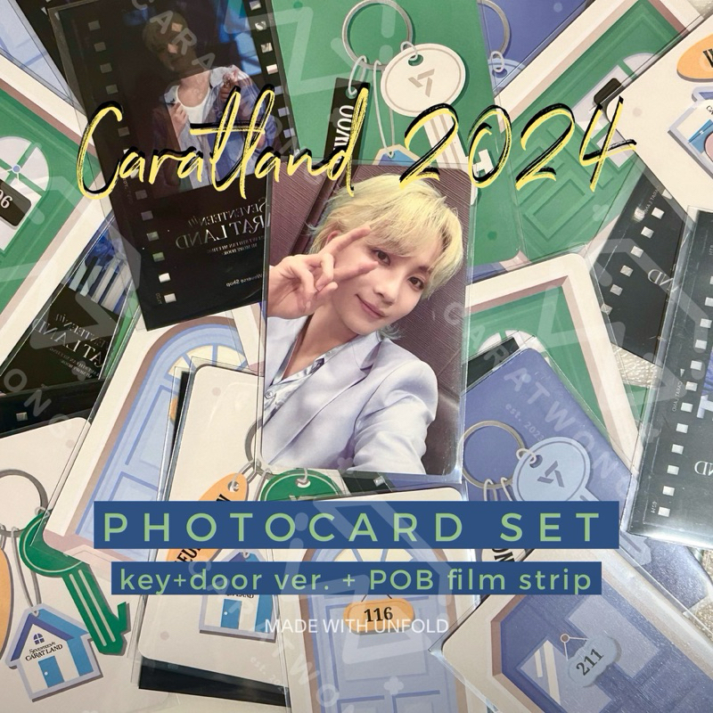 CARATLAND 2024 SVT 8th FAN MEETING MEMORY BOOK+ - Official Photocard Set (Key + Door Ver. + POB ...