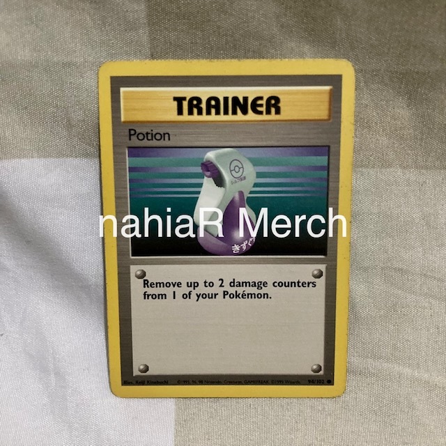 Pokemon TCG English Potion 94/102 C Base Set | Shopee Philippines