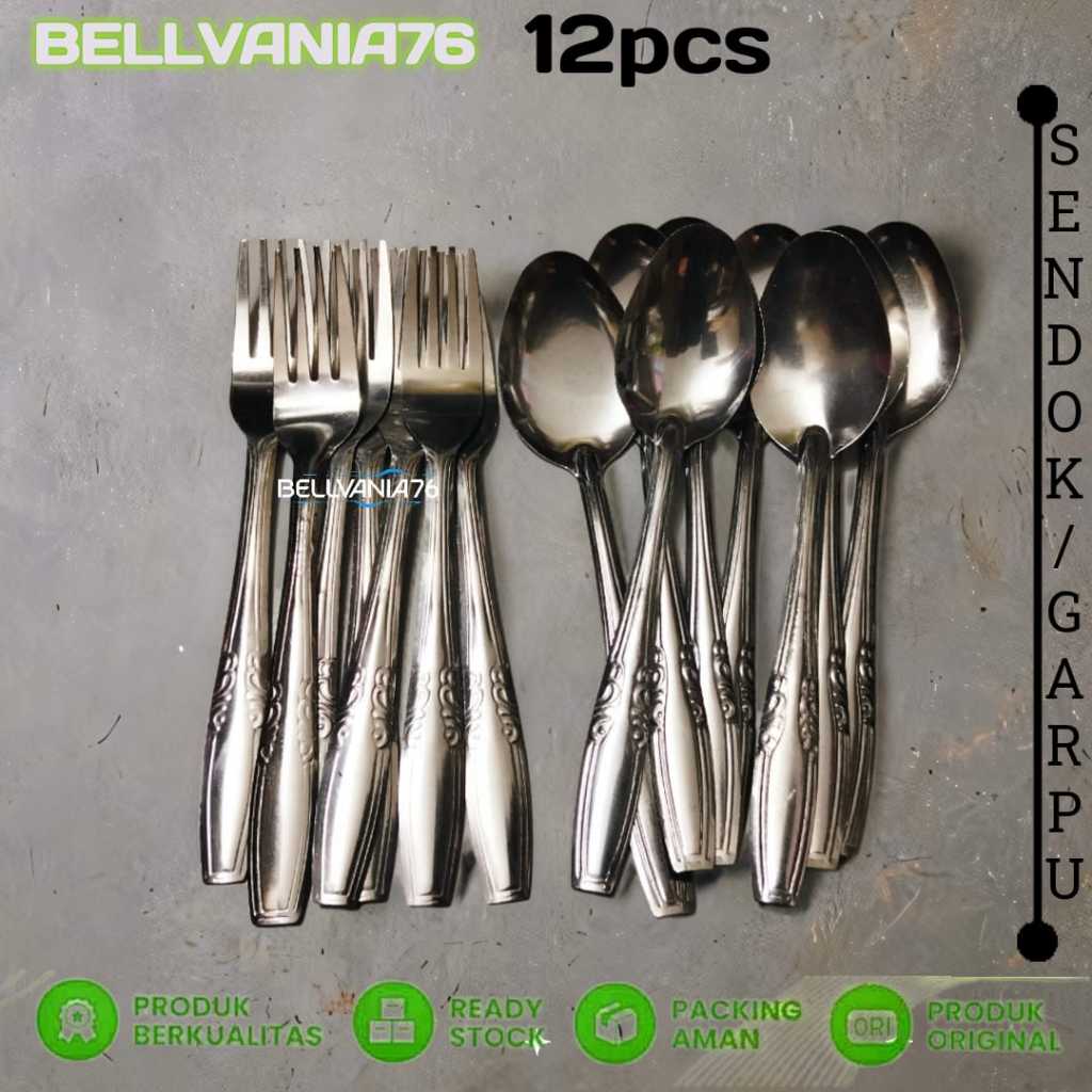 FORK / SPOON CONTAINS 12 PCS STENLESS IRON DINING | Shopee Philippines