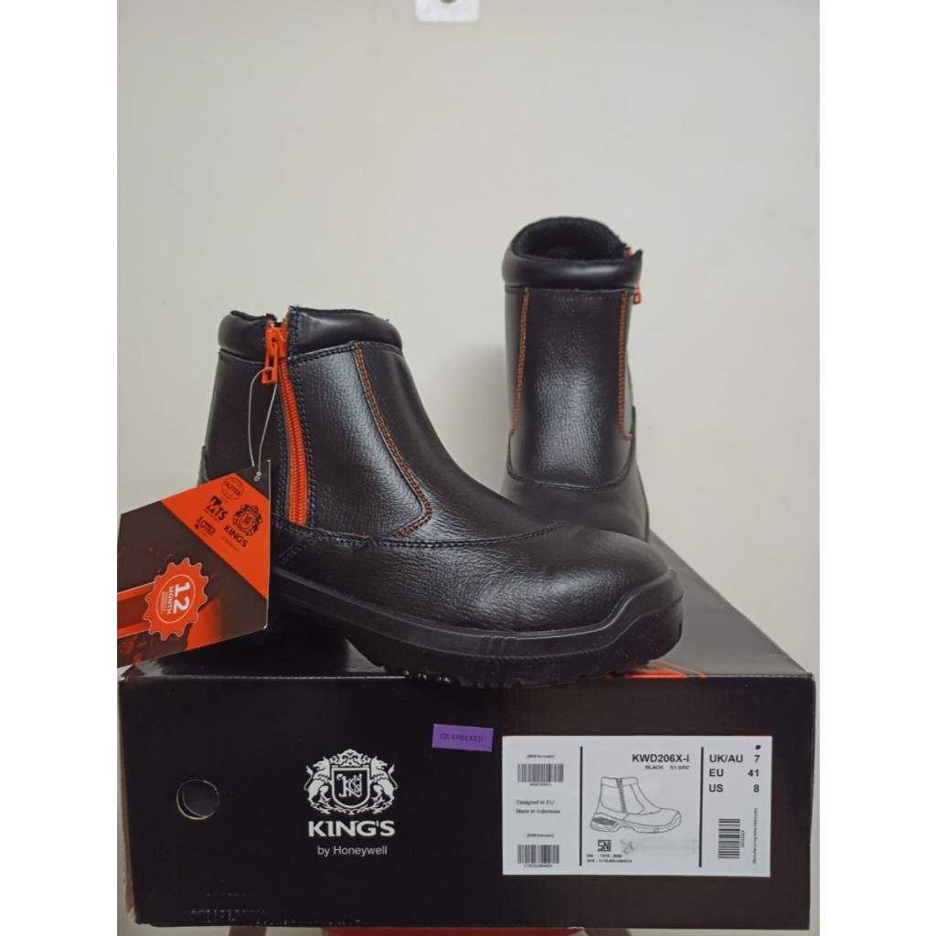 KING Safety shoes KINGS KWD206 Safety shoes KWD 206 Zipper/ | Shopee ...