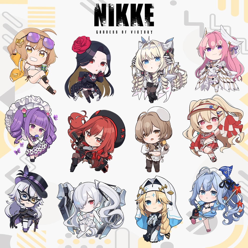 GANTUNGAN NIKKE Keychian | Goddess of Victory Nikke Keychain | Nikke ...