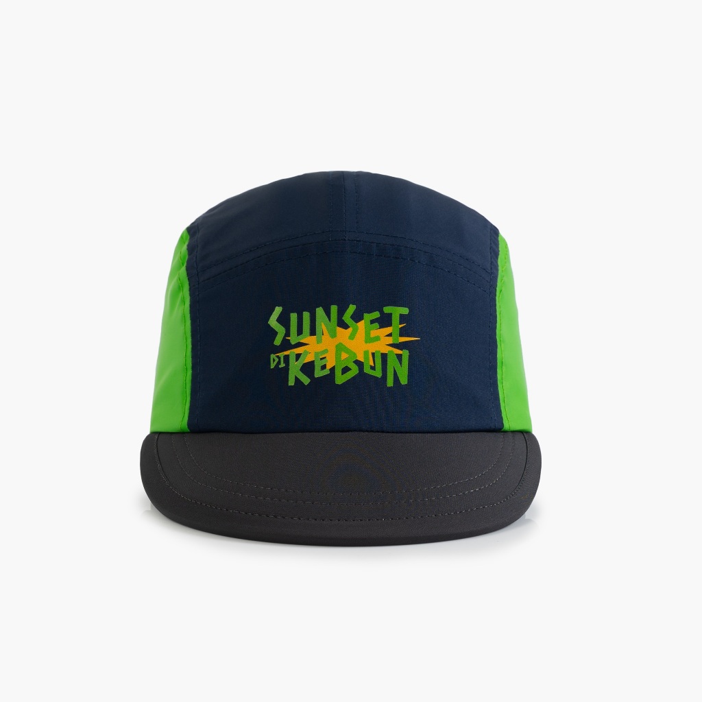 Artch x Sunset In The Garden - Snazzy Navy - Five Panel Hats Caps ...