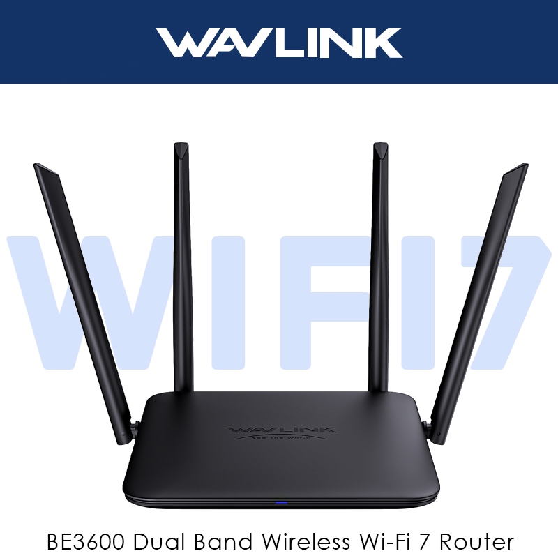WAVLINK BE3600 Wi-Fi 7 Router Wireless Router Gaming Dual Band Support ...