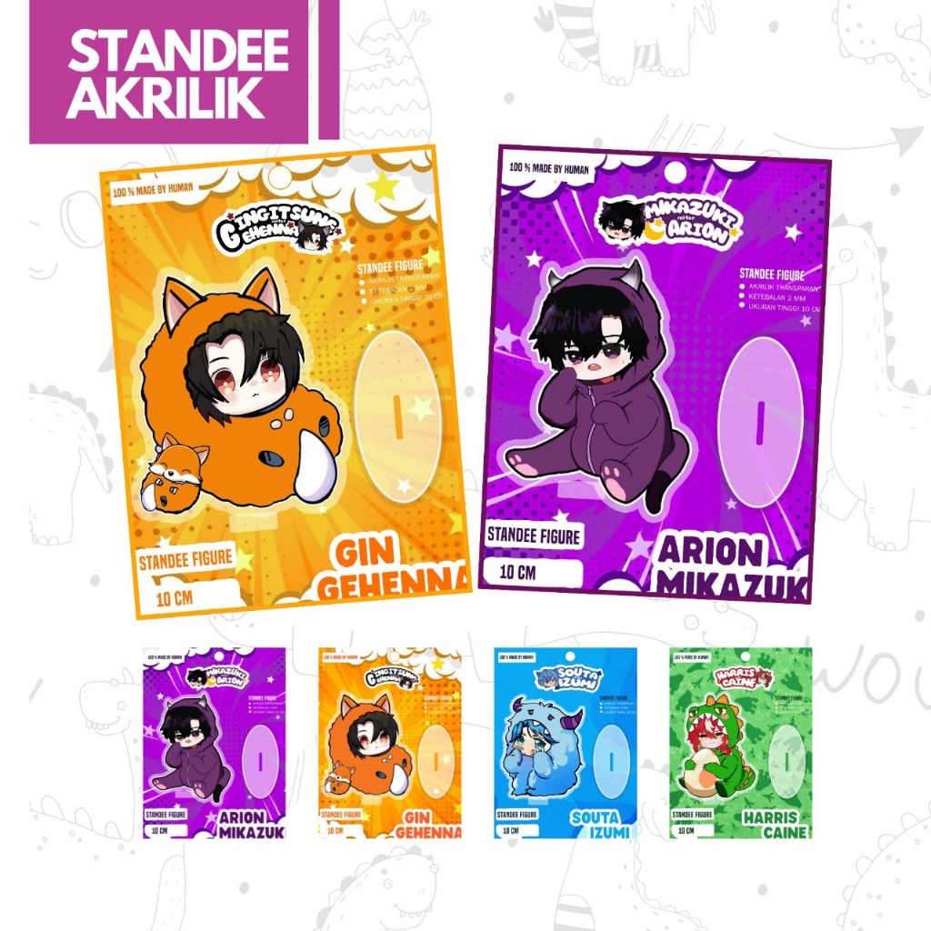 OTS - ACRYLIC STANDEE / ANIME VTUBER SOL4CE KPOP PHOTO DISPLAY / UNIQUE ...