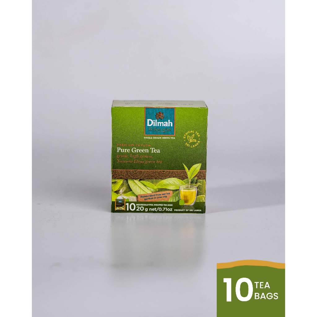 Dilmah Pure Green Tea Envelope 10s – Tea Bags | Shopee Philippines