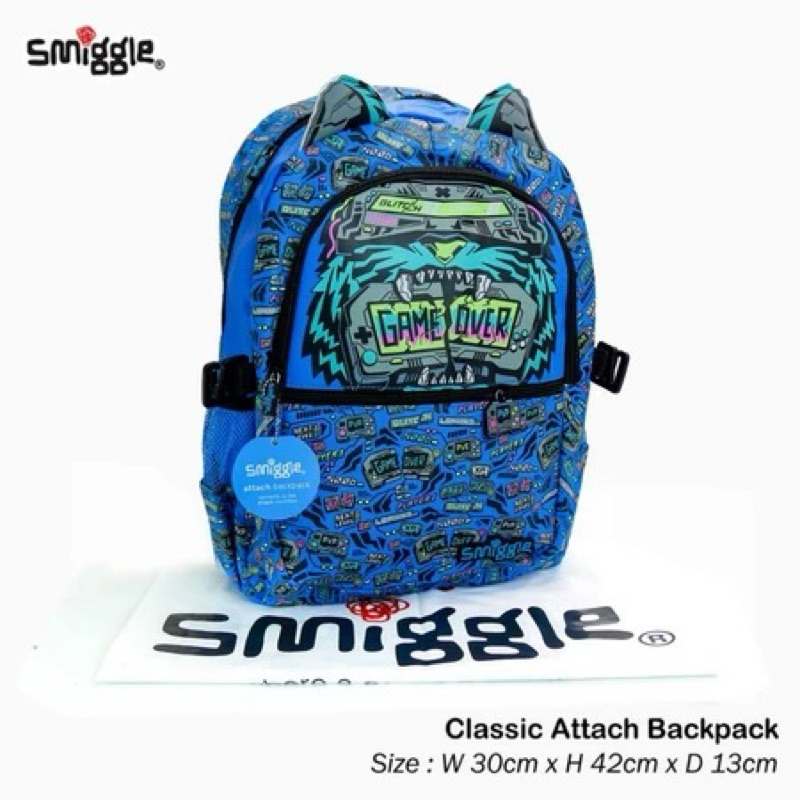 Smiggle Eclipse Tiger game/backpack/pencilcasepocket/lunchbag/wallet ...