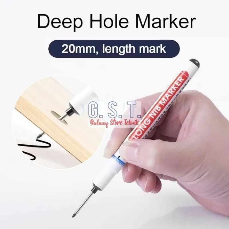 Handyman's Marker Head 2cm Long Multi-Purpose Writing Pen for Builders ...