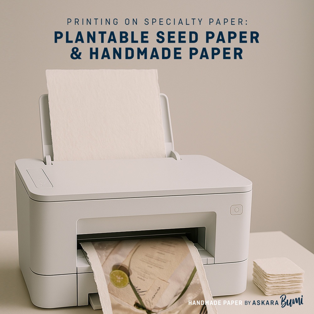 Recycled Paper Printing Services // Handmade // Environmentally ...
