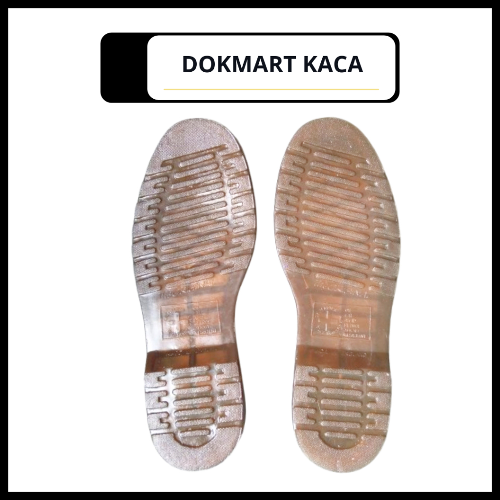Dokmart Outsole Men's Glass - Transparent Brown for Dokmart Men's Shoes ...