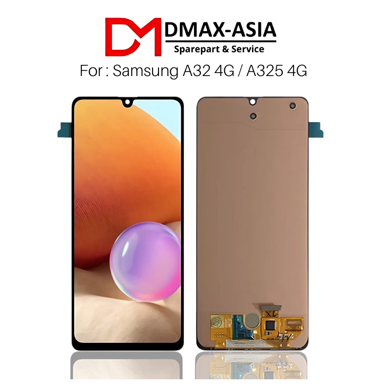 Dmax-Asia LCD Samsung A32 4G / A325 4G OLED Fingerprint ON Fullset Touchscreen H-FIX | Shopee ...